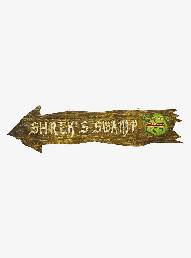 Shrek DreamWorks Shrek Swamp Arrow Wall Sign - BoxLunch Exclusive at ...