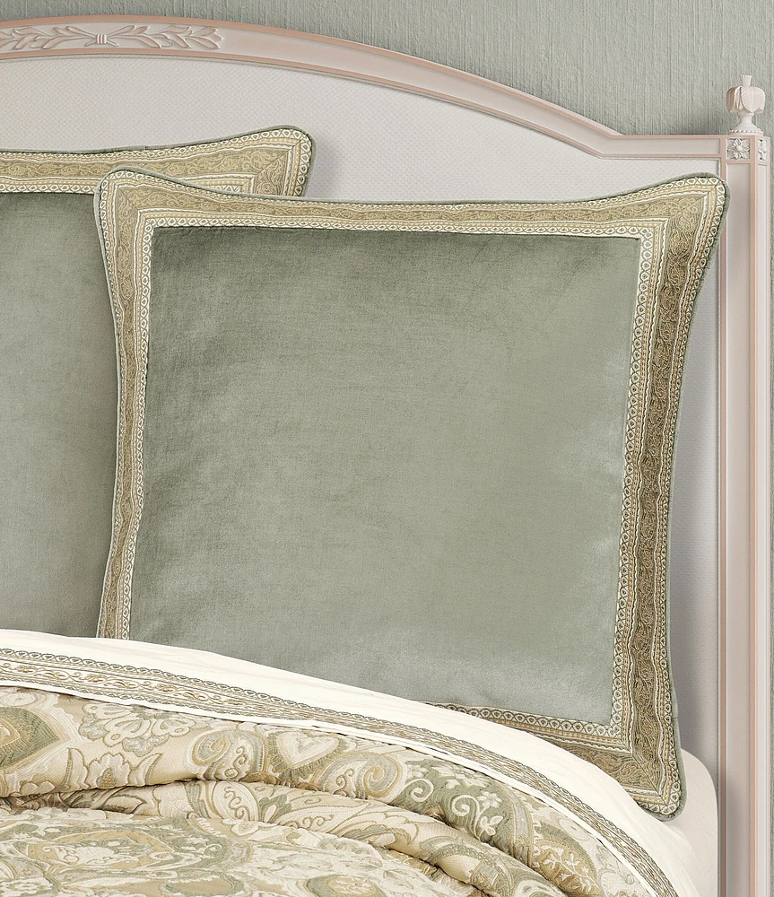 J. Queen New York Meredith Woven Medallion Border Design Reversible ...
