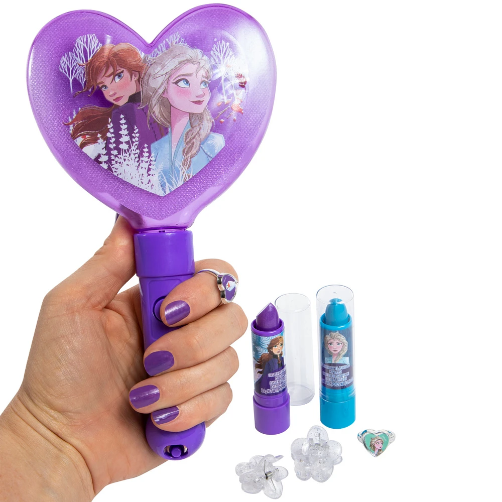 Five Below Disney Frozen 2 flavored lip balm set with light-up mirror ...