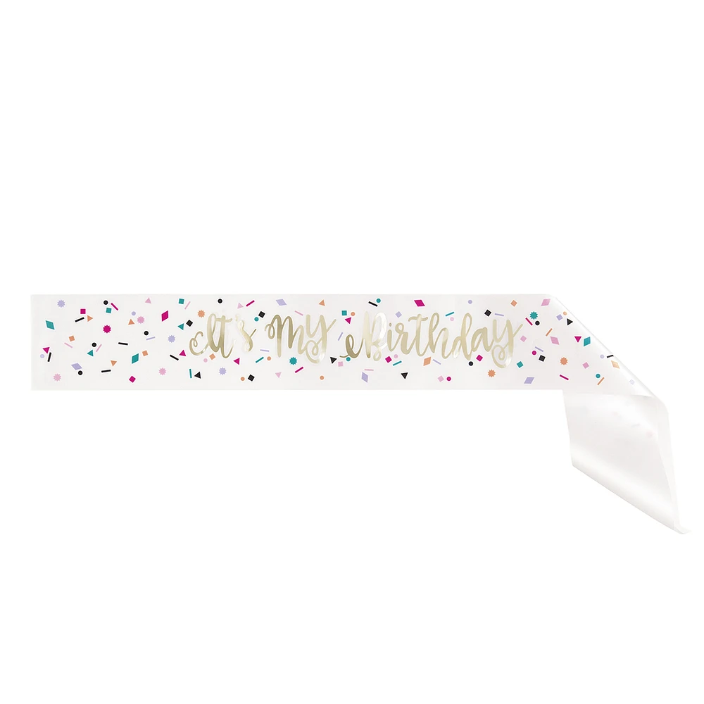 Five Below Confetti 'it's my birthday' party sash at Hamilton Place in ...