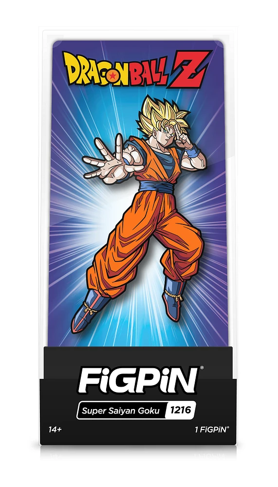 FiGPiN Dragon Ball Z Super Saiyan Goku 3-in Collectible Enamel Pin at ...