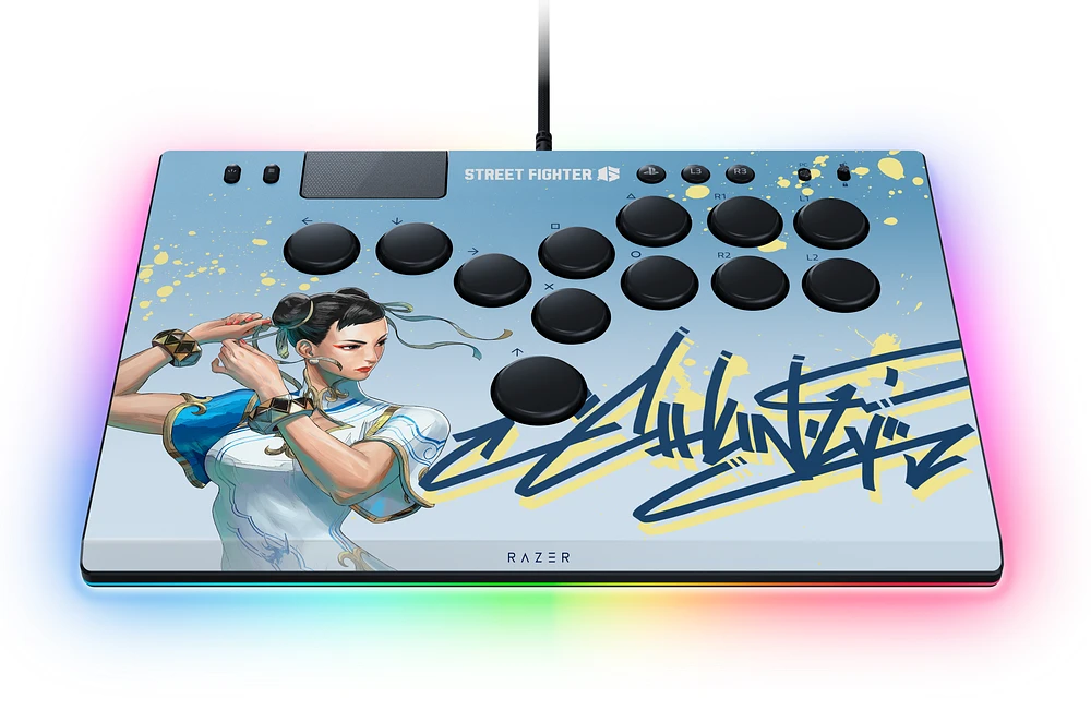 Razer Kitsune All-Button Optical Arcade Controller SF6 Chun-Li Edition ...