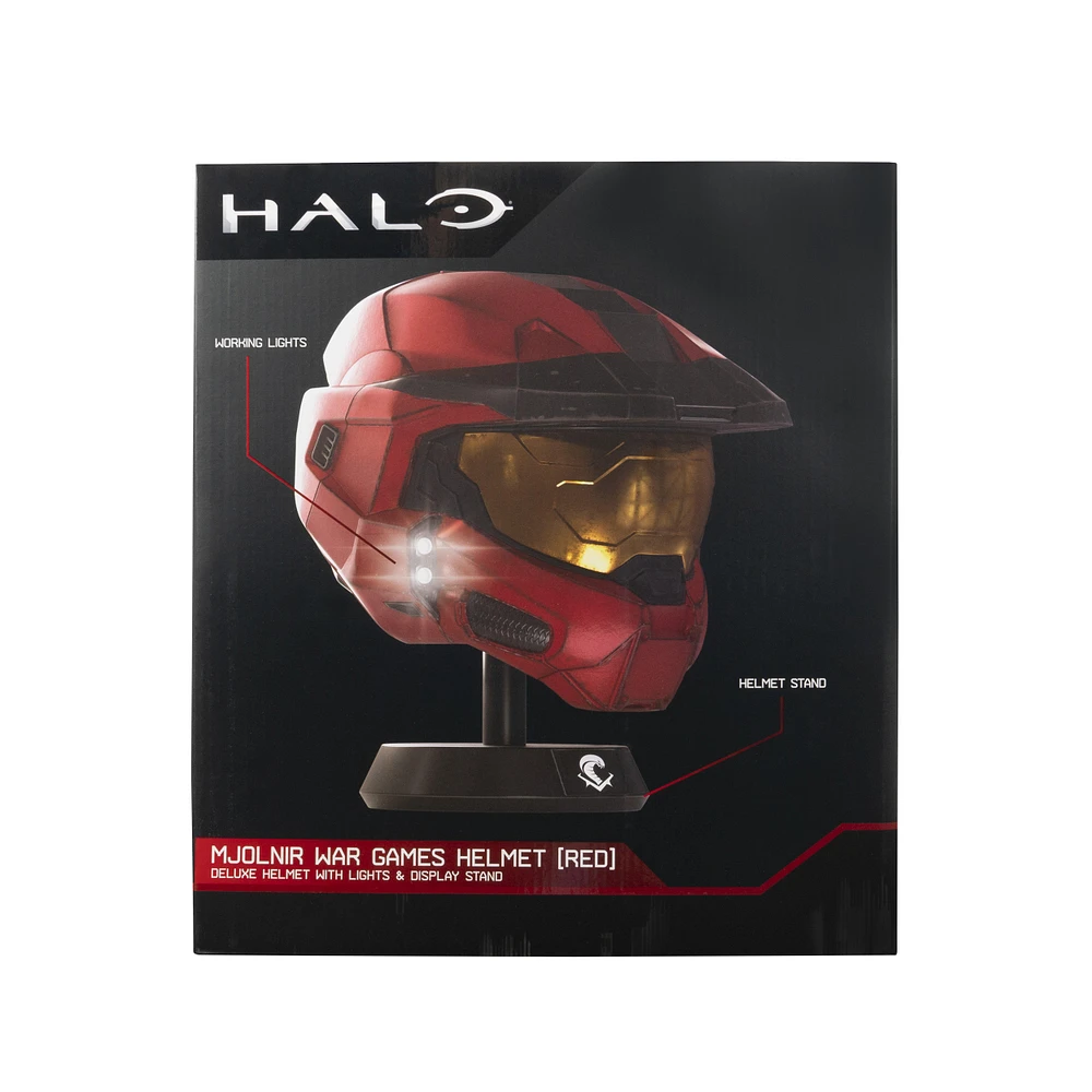 Jazwares Halo Master Chief MJOLNIR War Games Helmet () with Lights and ...