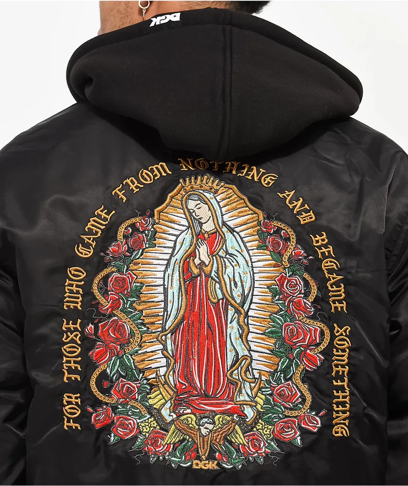 DGK Guadalupe Black Hooded Bomber Jacket at Mall of America® in ...