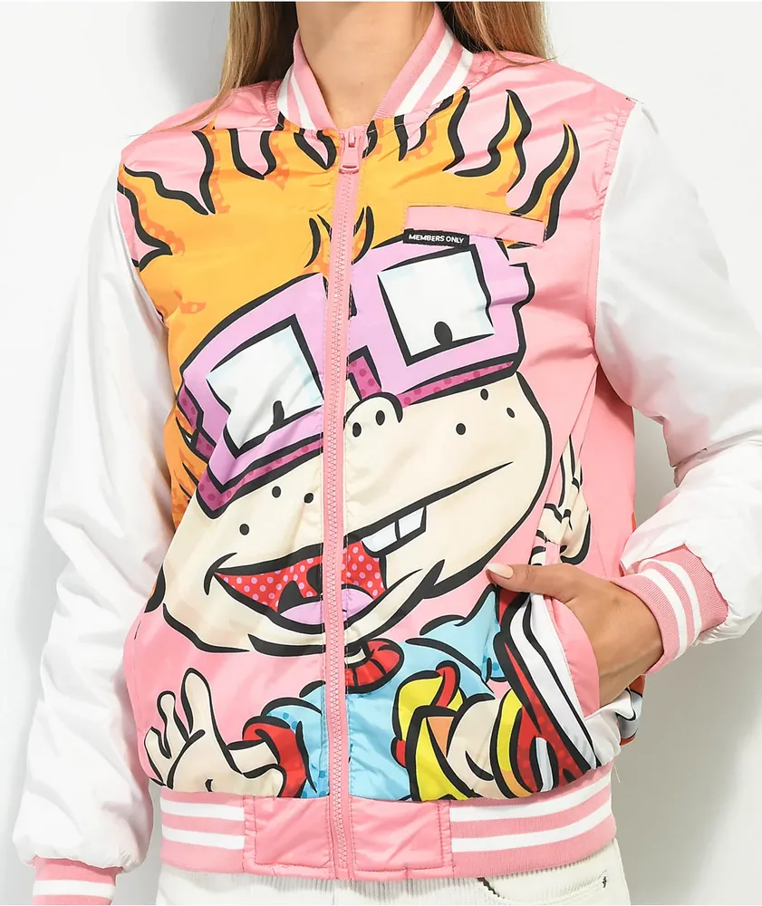 Members Only X Nickelodeon Chucky Pink Varsity Jacket at Hamilton Place ...