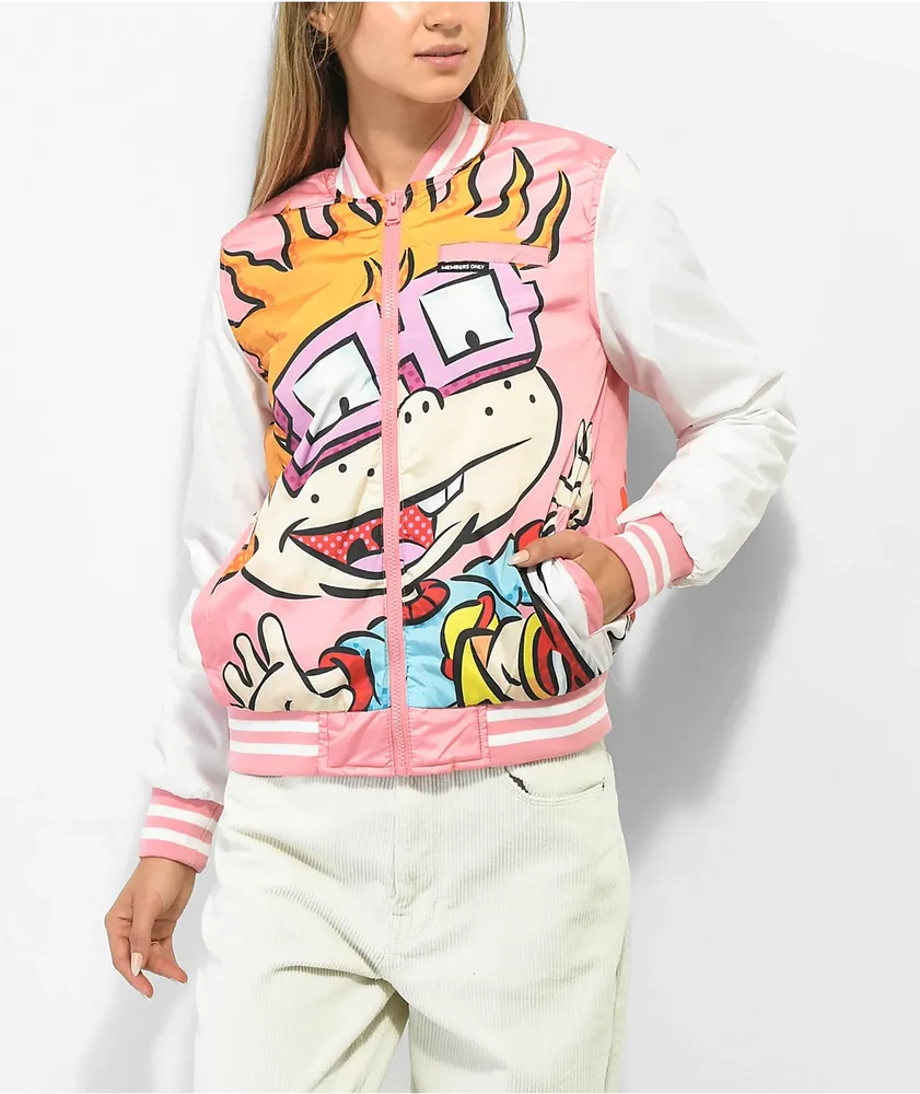 Members Only X Nickelodeon Chucky Pink Varsity Jacket at Hamilton Place ...
