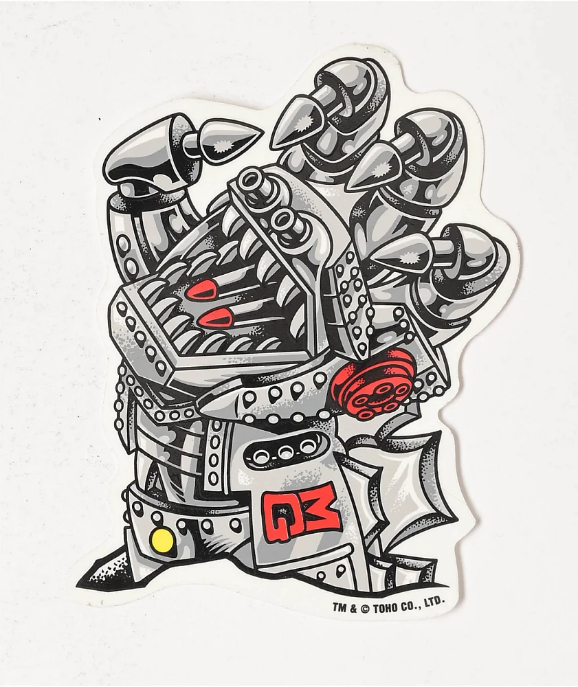 Santa Cruz x Godzilla Mechagodzilla Hand Sticker at Mall of America® in ...