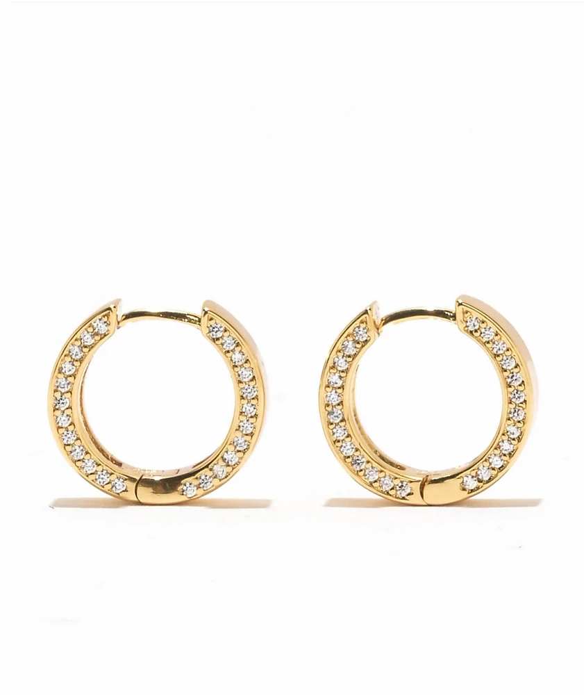 The Gold Gods Gold Diamond Hoop Earrings at Mall of America® in ...
